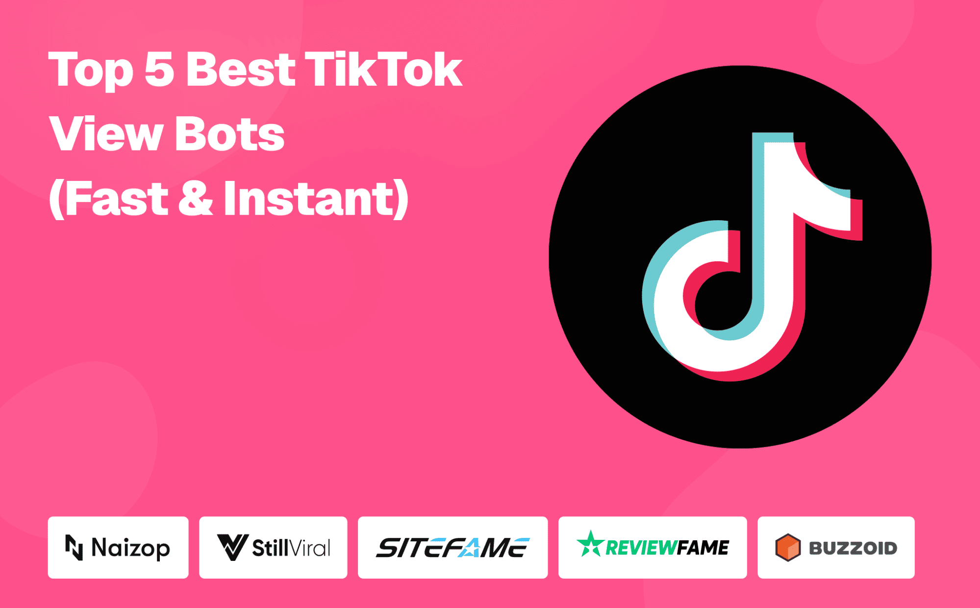 Top 6 Best TikTok View Bots (Fast & Instant)